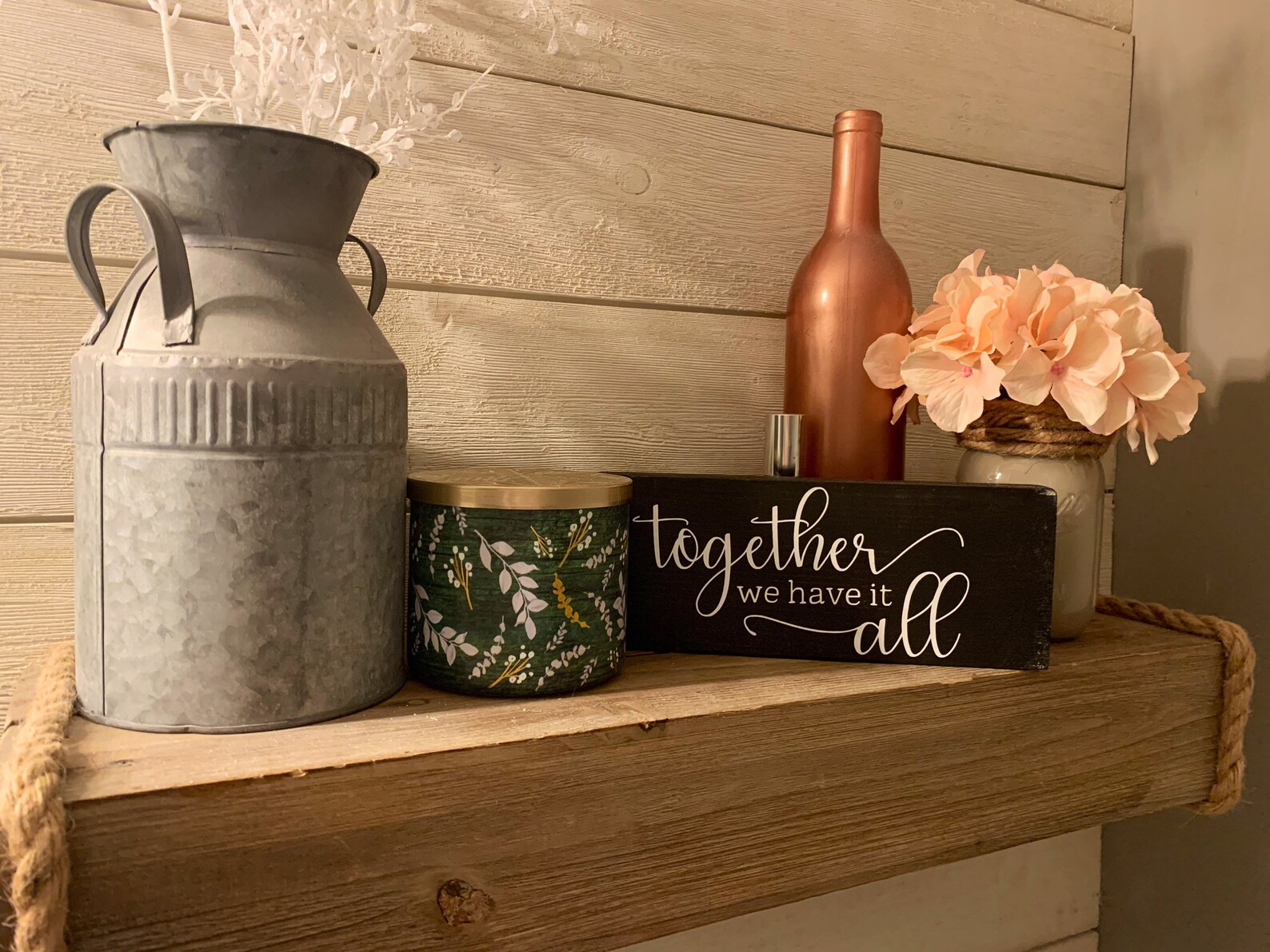 Farmhouse Style Small Shelf Sign | Etsy