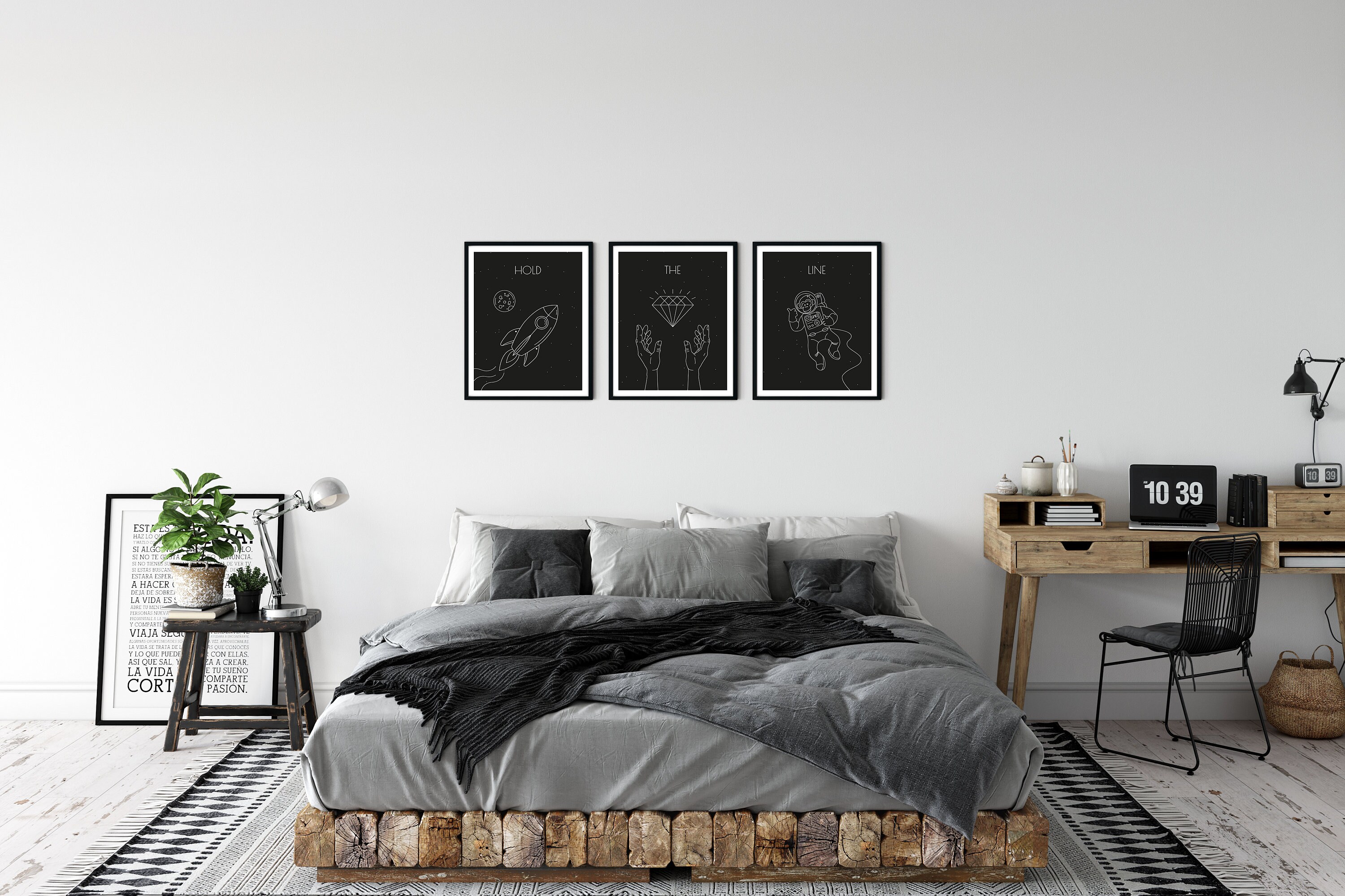 Gamestop poster set of 3, printable wall art, gamestonk, GME to the ...