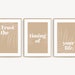 Poster Set of 3 Trust the Timing of Your Life Boho Poster - Etsy