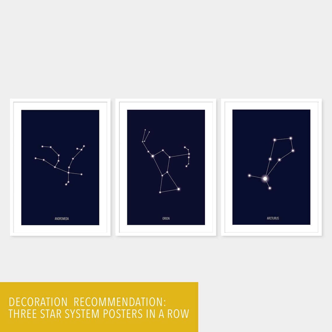 Orion constellation print orion poster constellation print | Etsy