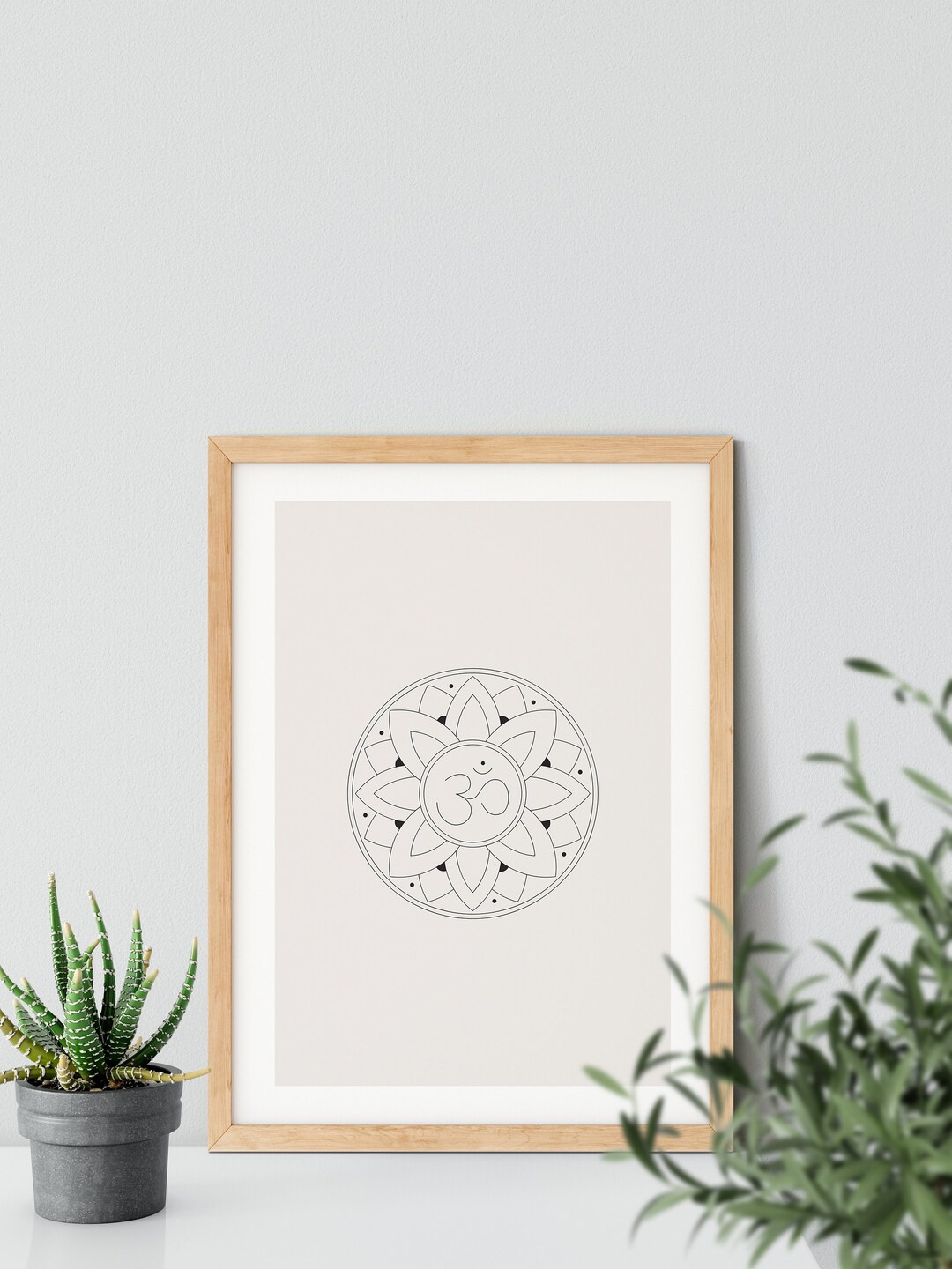 Om Symbol, Om Poster, Sacred Geometry Poster, Om Wall Art, Yoga Poster ...