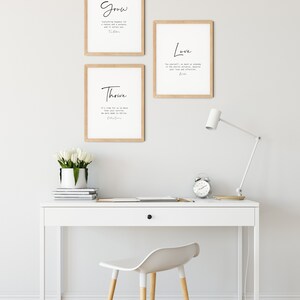 Printable Wall Art Spiritual, Set of 3 Prints, Printable Quote ...