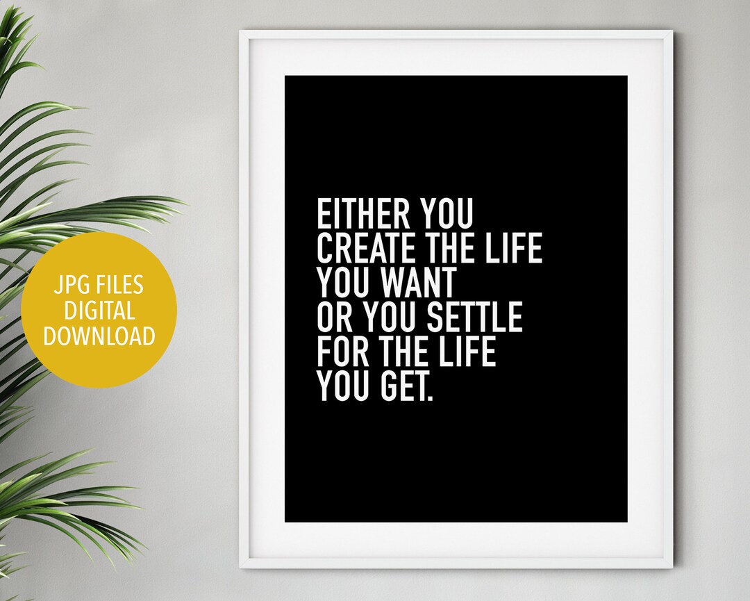 Office Wall Art, Entrepreneur Poster, Success Poster, Mindset Print ...