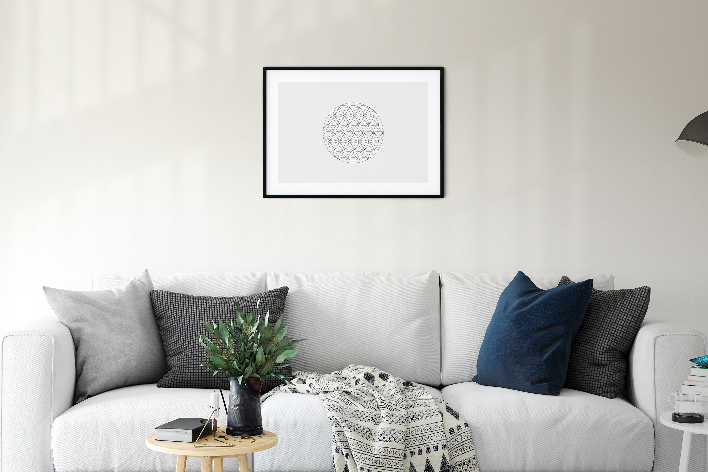 Flower of Life Poster, Flower of Life Wall Decor, Sacred Geometry Wall ...