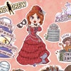 Nancy Drew 7 Keys Elka's Laptop Stickers Sticker Sheet Laptop Gaming ...