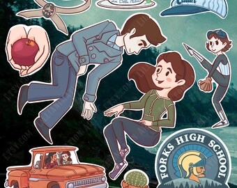 Twilight Saga Stickers, Individual and Packs Laptop Stickers ...