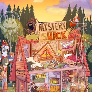 Mystery Shack Dollhouse- 5x7 Print - Etsy