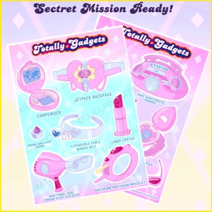 Totally Spies! Gadget Stickers - Etsy