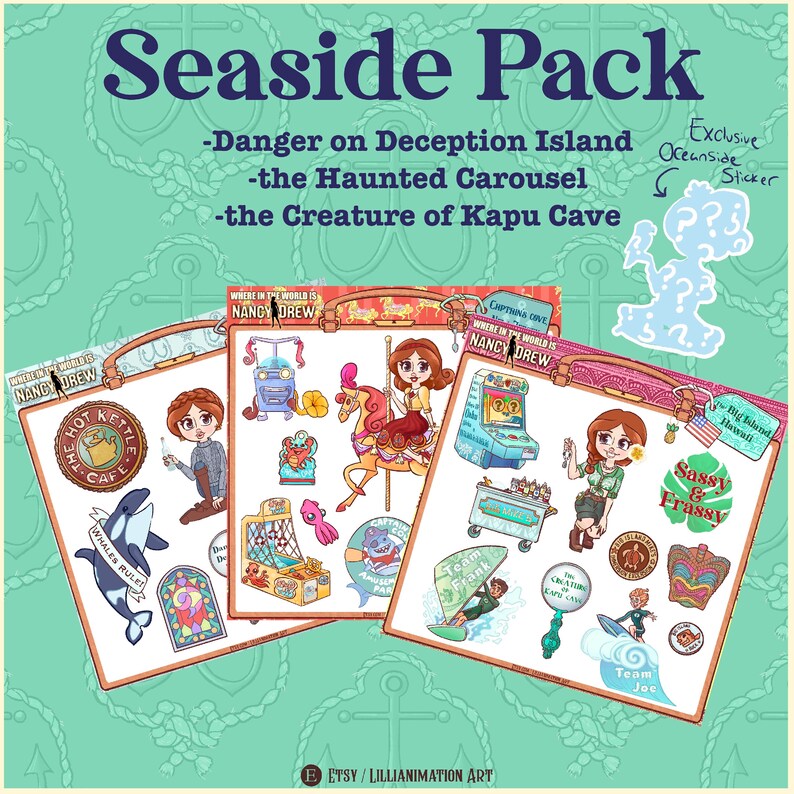 Nancy Drew- Themed Stickers Sets- Retro Game Inspired- Laptop Gaming ...
