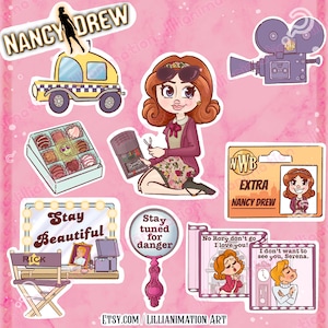 Nancy Drew- Stay Tuned for Danger- Sticker Sheet - Etsy
