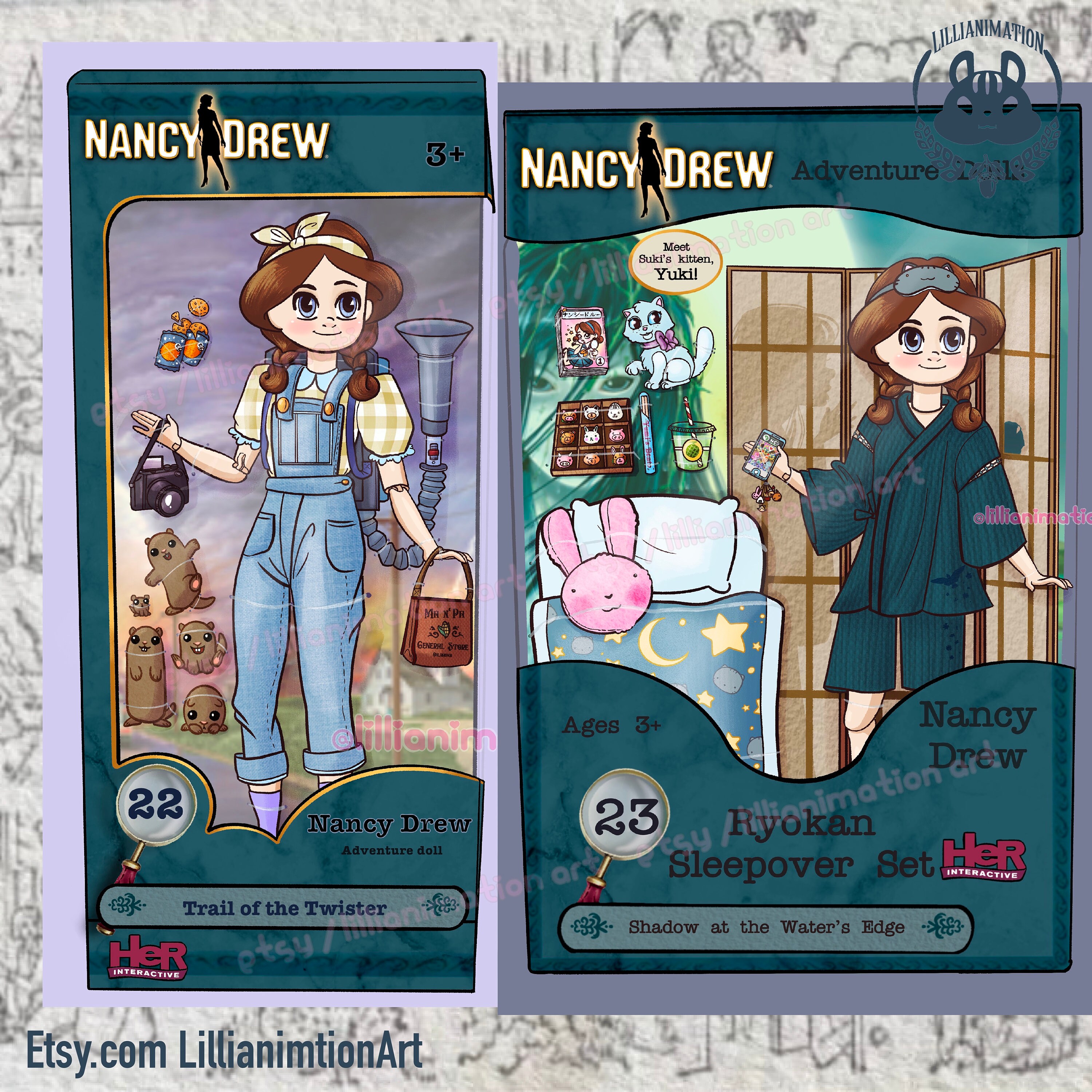 Nancy Drew Fashion Doll Prints GAMES 21-28 5x7 Prints - Etsy