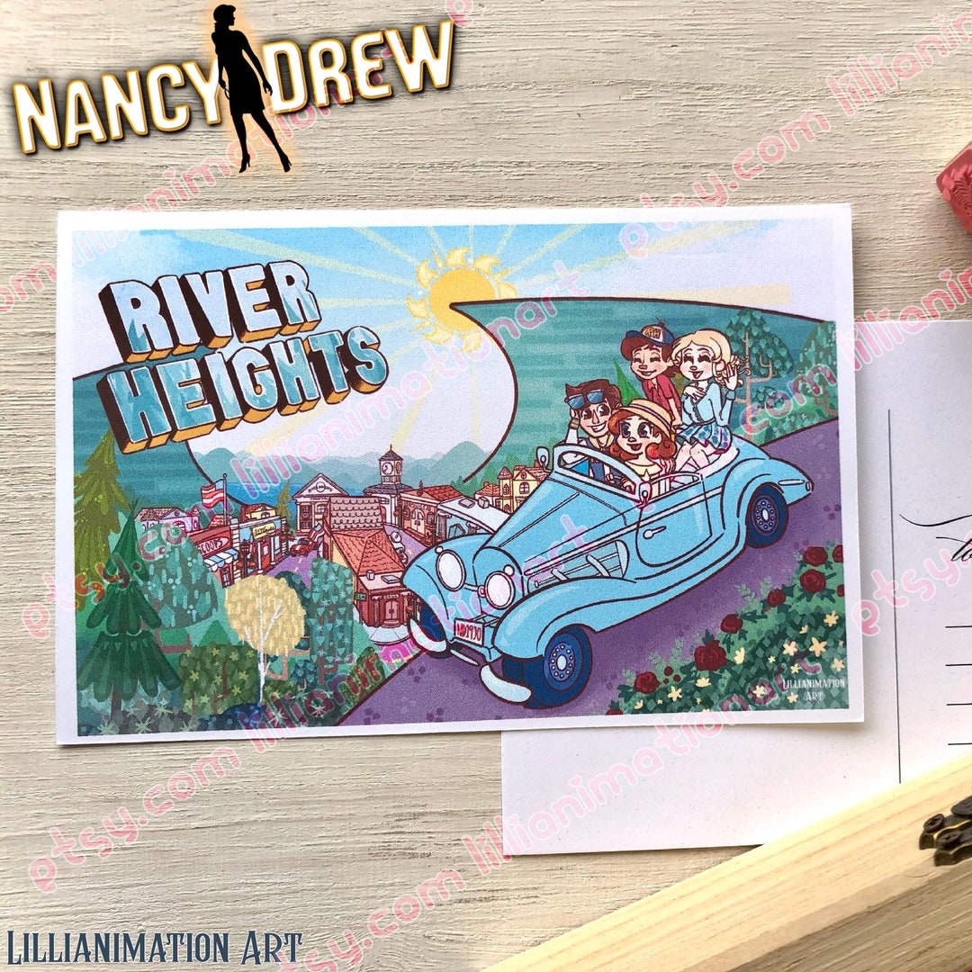 Nancy Drew- RIVER HEIGHTS Post Card- 4x6 Mailable Card - Etsy