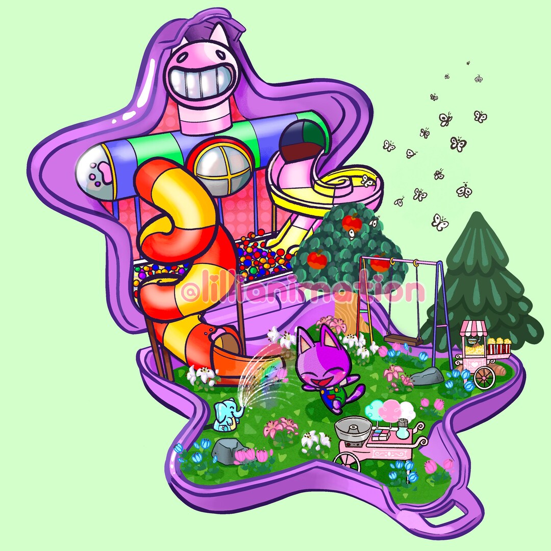 Pocket Villager- BOB 5x5 Print -animal Crossing New Horizons - Etsy