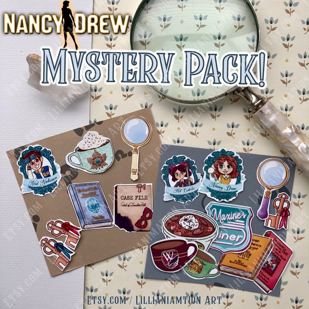 Nancy Drew Mystery Sticker Pack! Gaming Vintage Laptop Stickers - Etsy