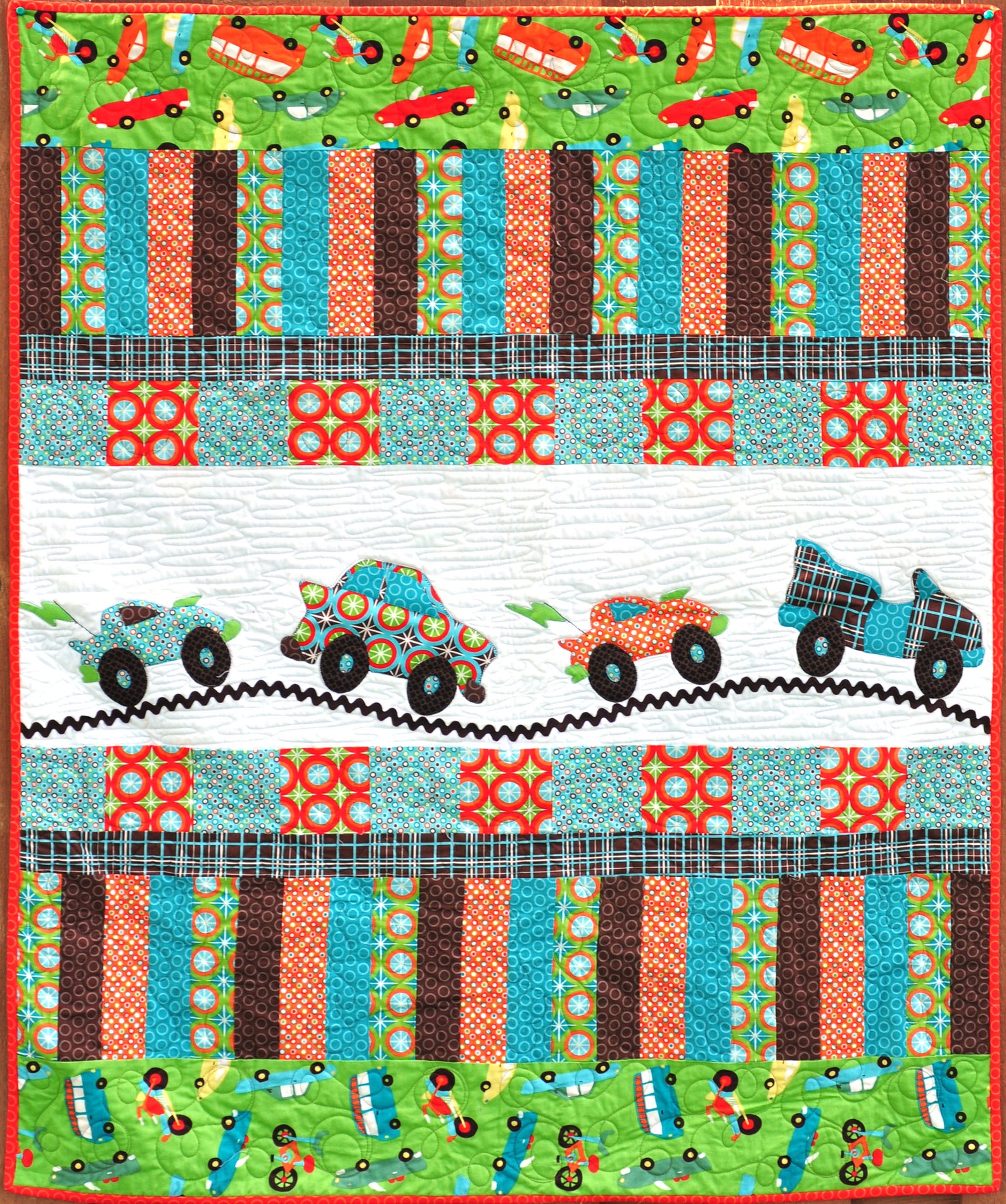 Coopers Cars PDF Quilt Pattern/baby Boy Quilt Pattern/car | Etsy