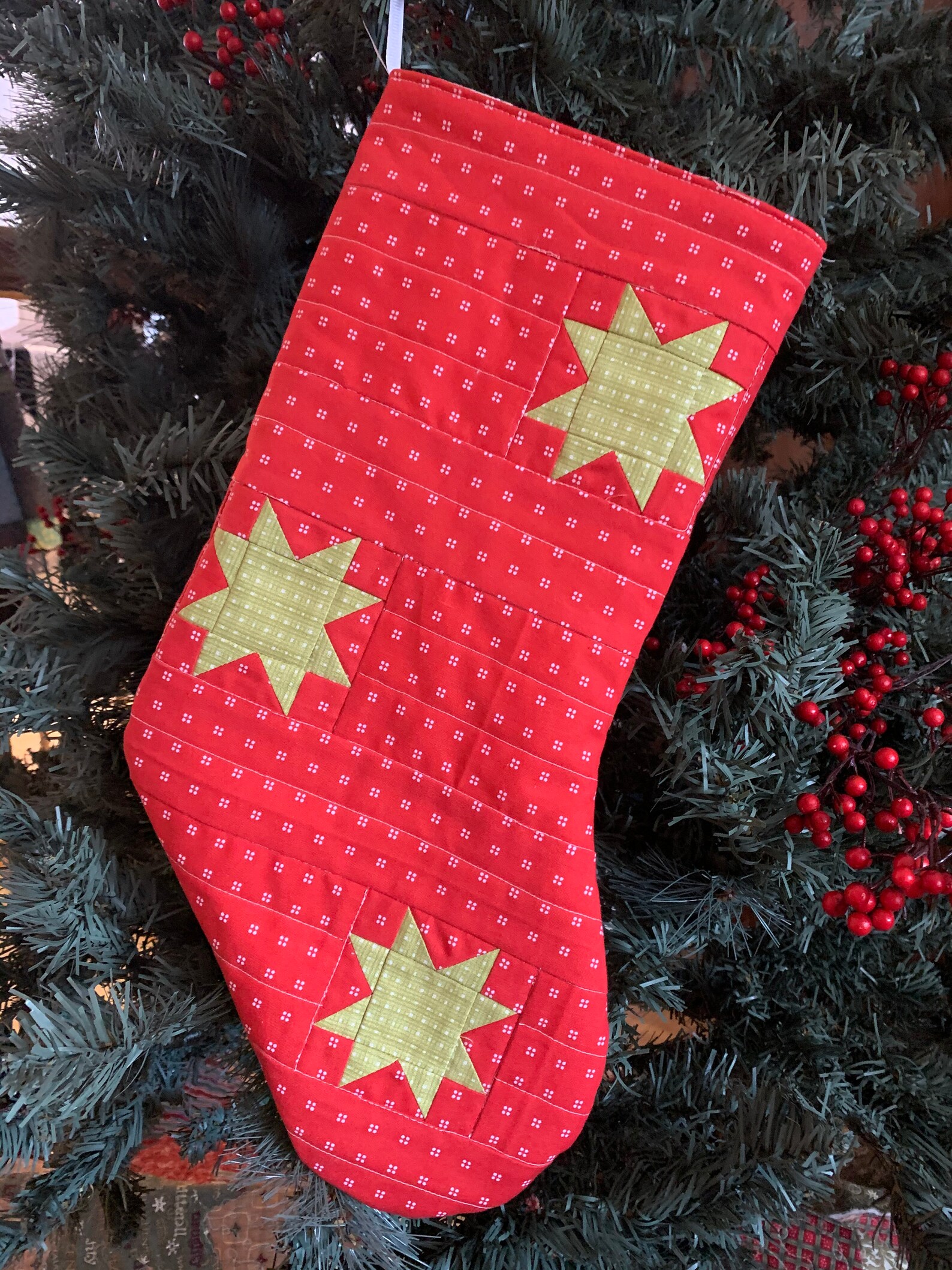 Joyful Stocking PDF Pattern/christmas Stocking Pattern/diy Stocking ...