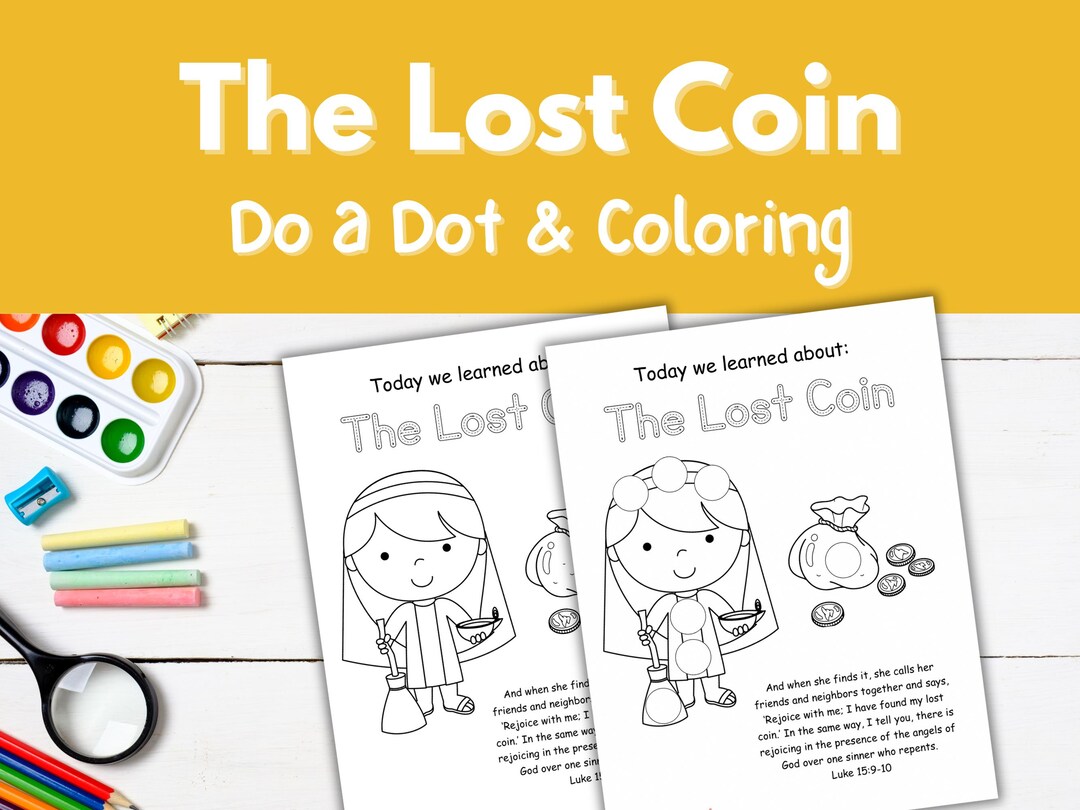 Bible Dot and Coloring, Sunday School Activities, Bible Preschool ...