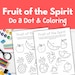 Fruit of the Spirit Dot Marker & Coloring Pages | Bible Activity for ...