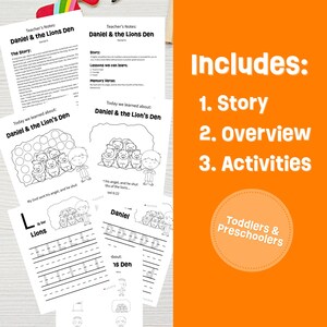 Daniel and the Lions Bible Lesson, Sunday School Activities, Daniel ...
