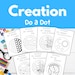 Days of Creation Do a Dot, Sunday School Activities, Bible Preschool ...