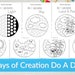 Days of Creation Do a Dot, Sunday School Activities, Bible Preschool ...
