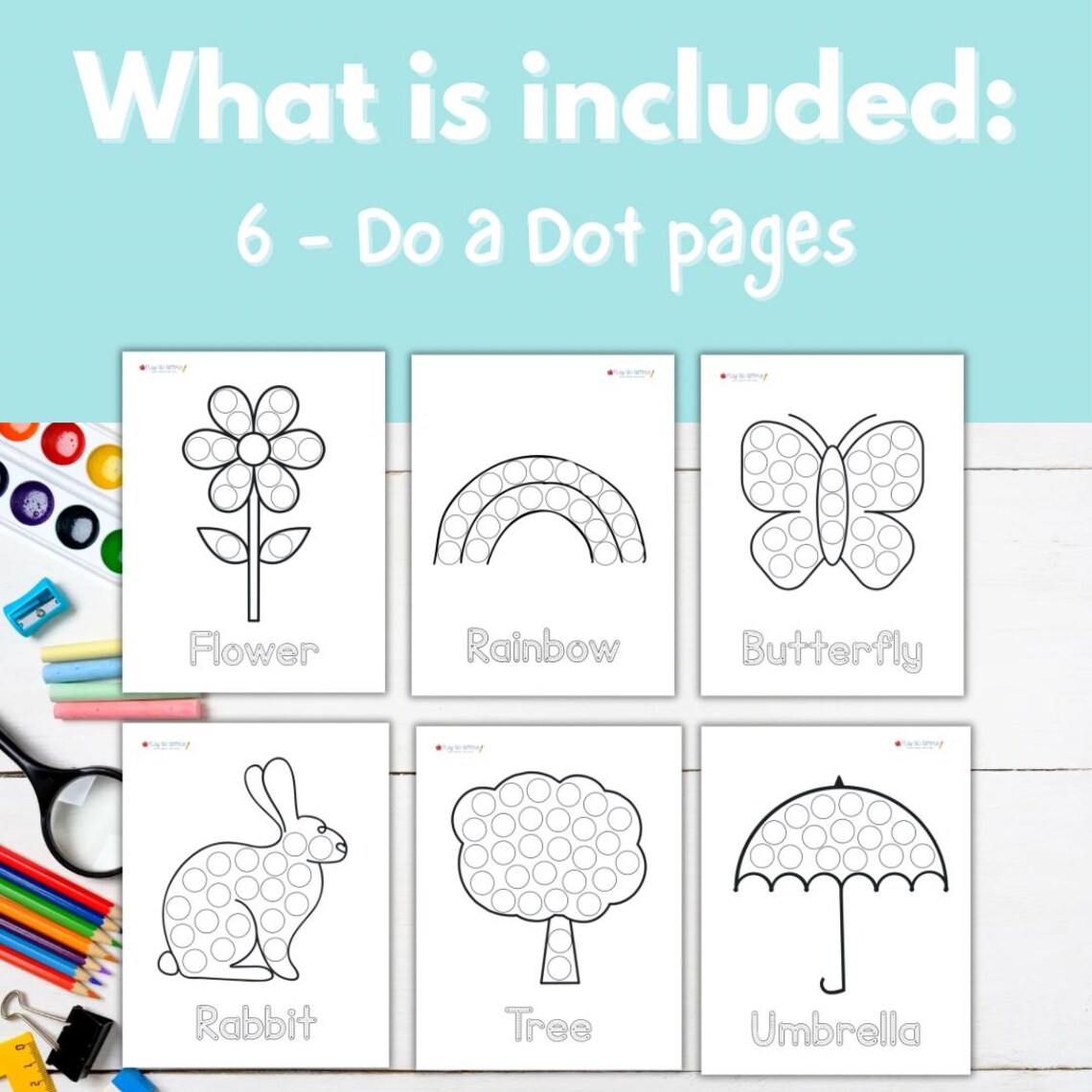 Spring Dot Printables, Spring Dot Marker Printables, Do A Dot for ...