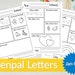 Printable Pen Pal Kit for Preschool and Kindergarten, 3 Month Set of ...