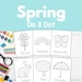 Spring Dot Printables, Spring Dot Marker Printables, Do A Dot for ...