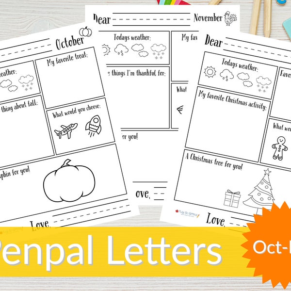 Pen Pal Kit - Etsy