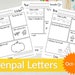 Printable Pen Pal Kit for Preschool and Kindergarten, 3 Month Set of ...