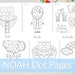 Noah Dot Marker, Sunday School Activities, Noah Bible Story, Noah Dot ...