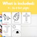 Easter Dot Printables, Easter Bible Story Dot Marker Printables, Sunday ...