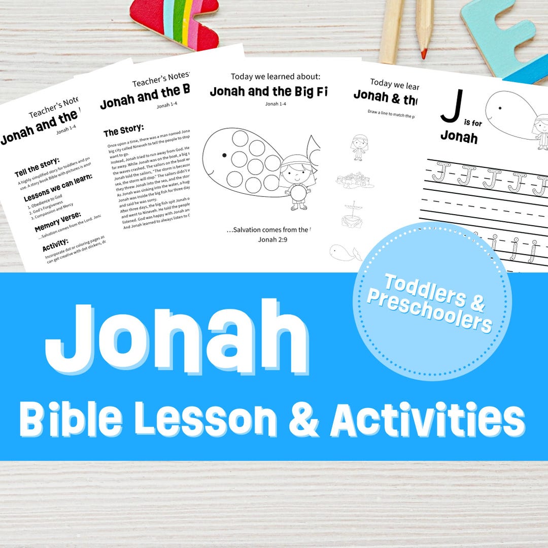 Jonah Bible Lesson, Sunday School Activities, Jonah Bible Story, Jonah ...