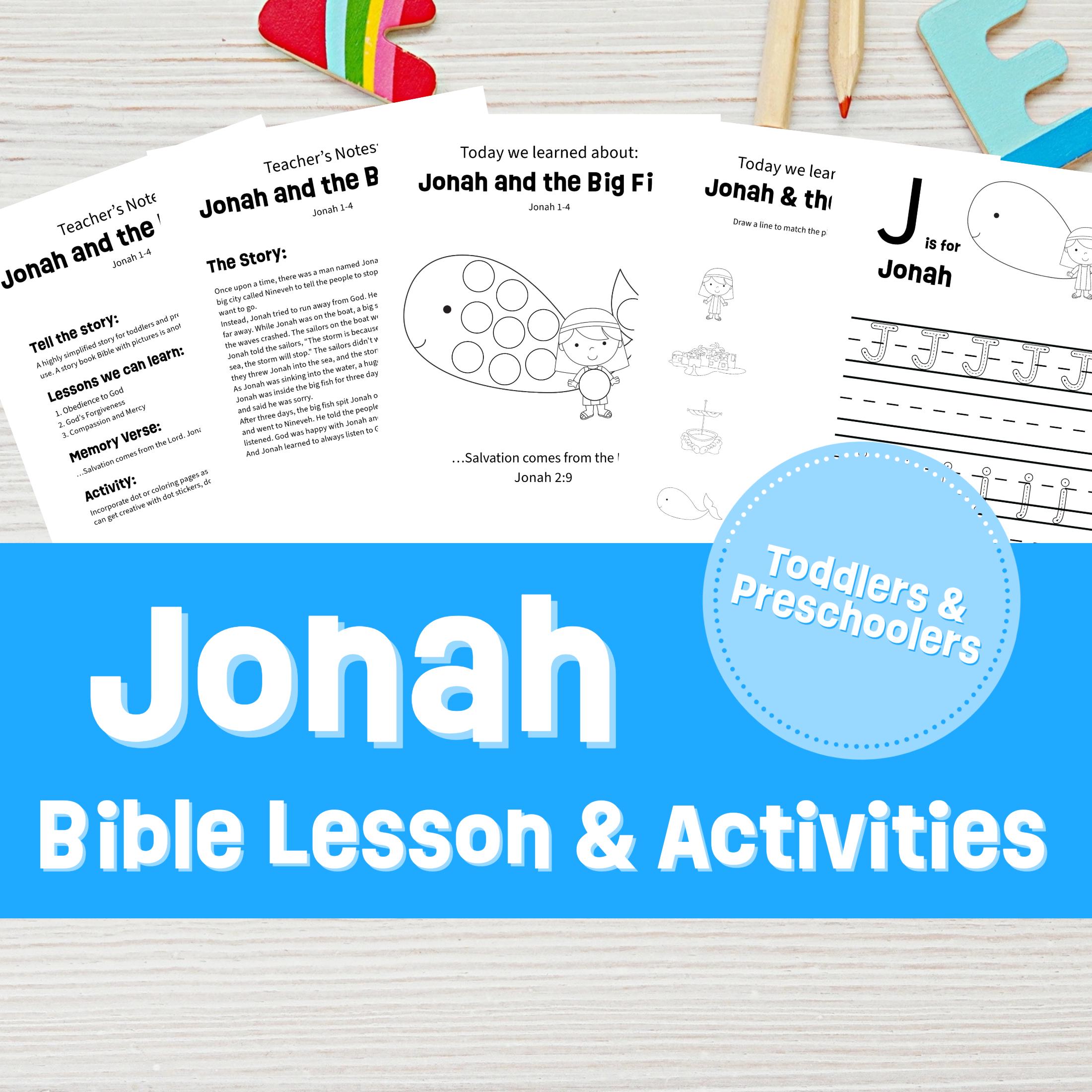 Jonah Bible Lesson, Sunday School Activities, Jonah Bible Story, Jonah ...