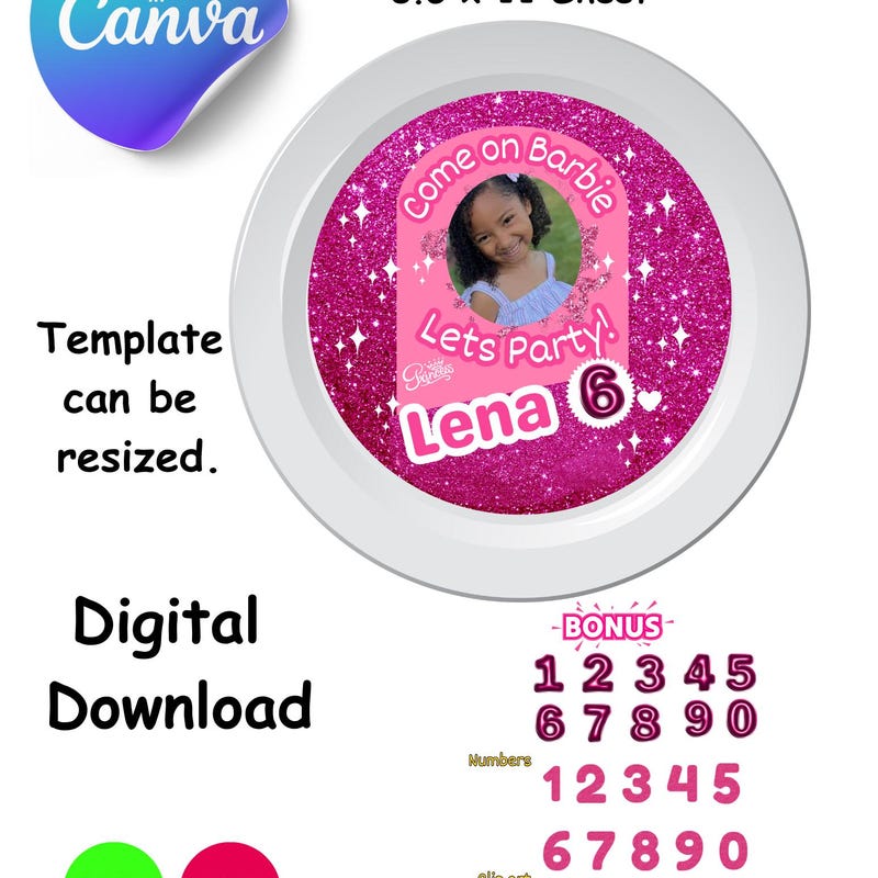 Barbie Table Decor Kids - Etsy