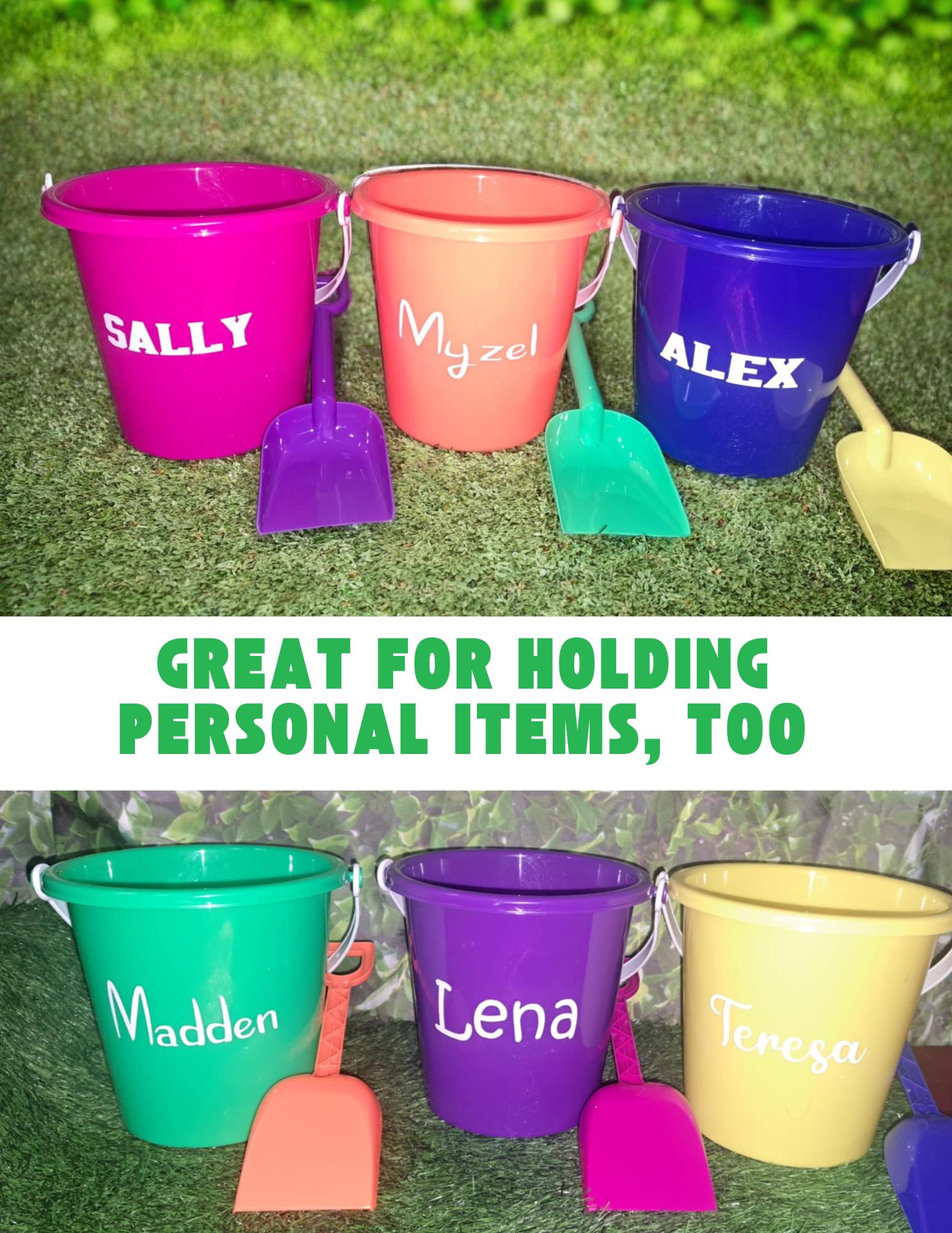 Personalized Sand Pail With Shovel for Easter, Birthday Party Favors ...
