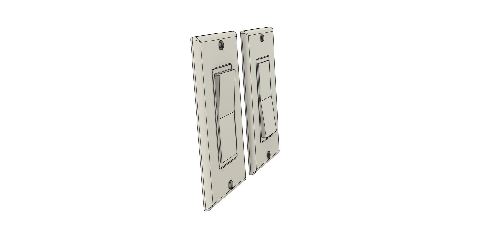 1/10 Scale Outlet and Light Switch STL Files for 3D Printing - Etsy