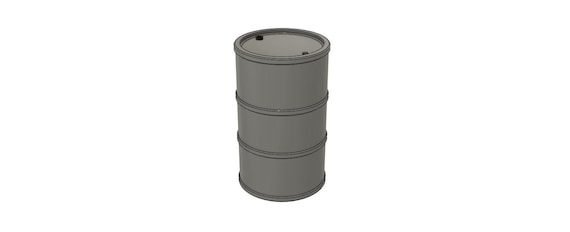 1/10 and 1/24 Scale 55 Gallon Drum STL Files for 3D Printing - Etsy