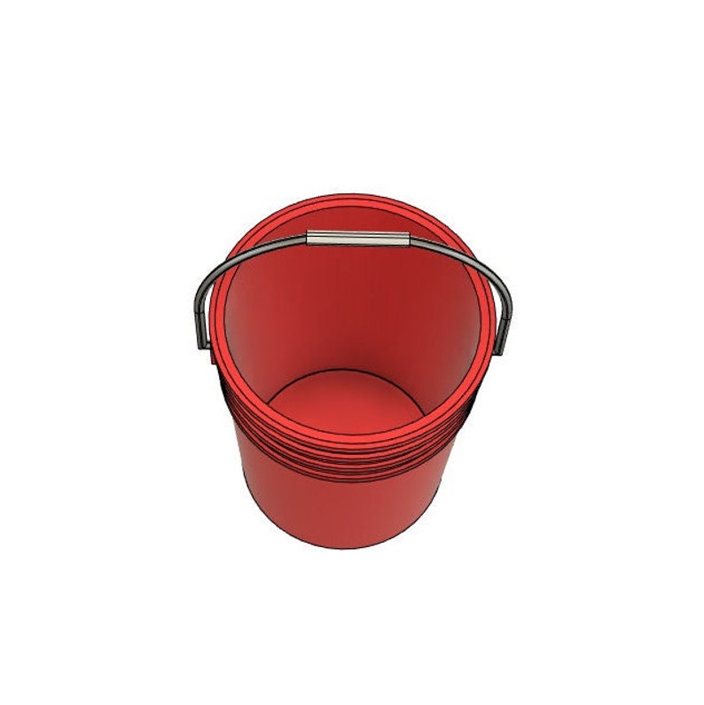 1/10 Scale 5 Gallon Bucket STL Files for 3D Printing - Etsy Israel