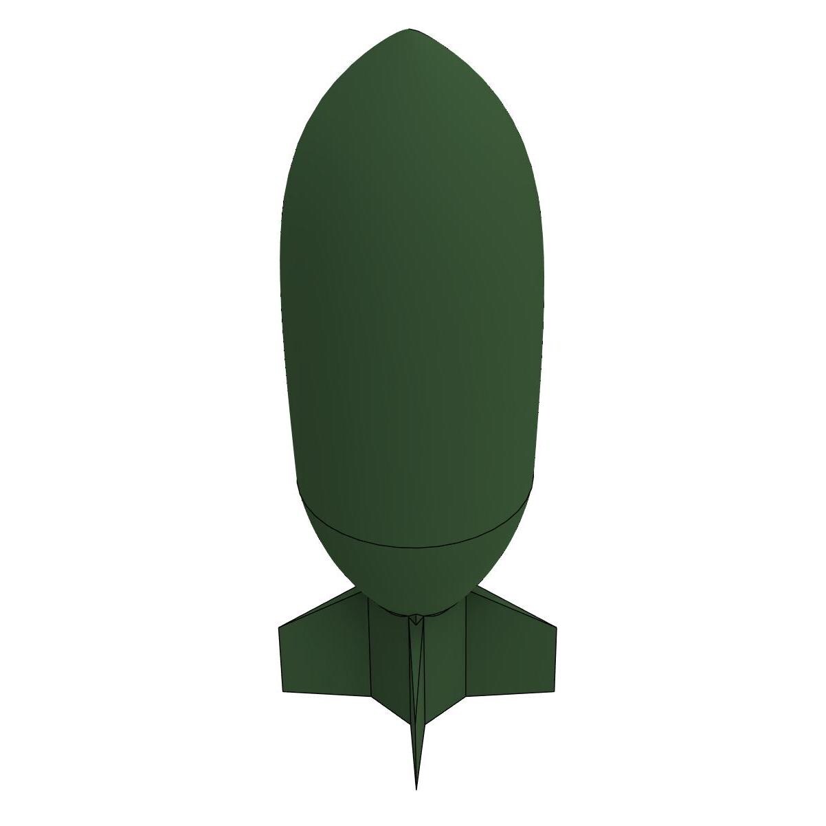 WW2 Bomb STL File for 3D Printing - Etsy