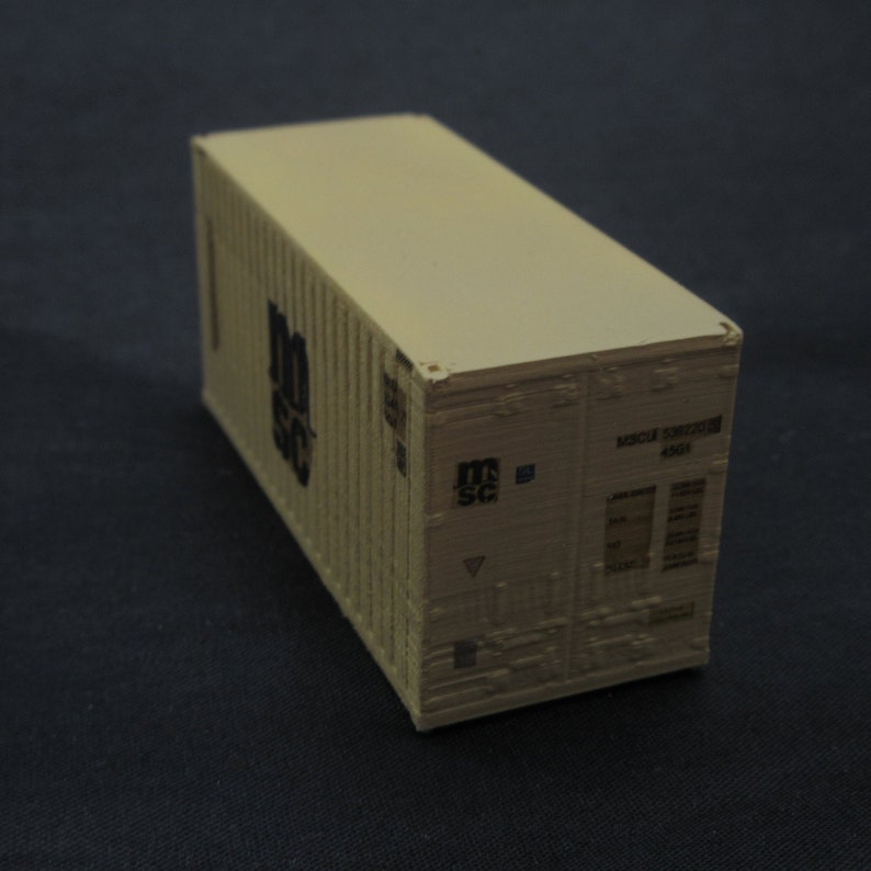HO-Skala 20-Fuß-Container STL-Dateien für den 3D-Druck / 3D-druckbare ... HO-Skala 20-Fuß-Container STL-Dateien für den 3D-Druck / 3D-druckbare ...