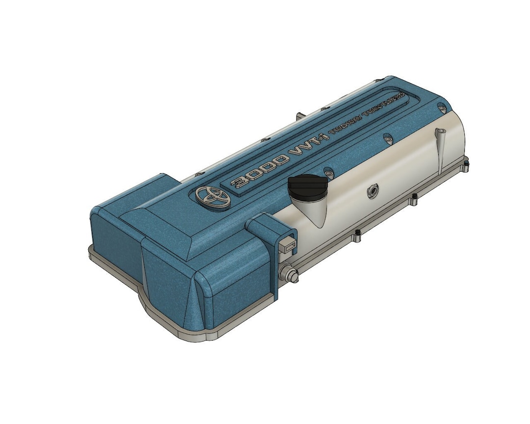 1/10 Scale 2JZ GTE Valve Cover STL File for 3D Printing/ Toyota 3000 ...