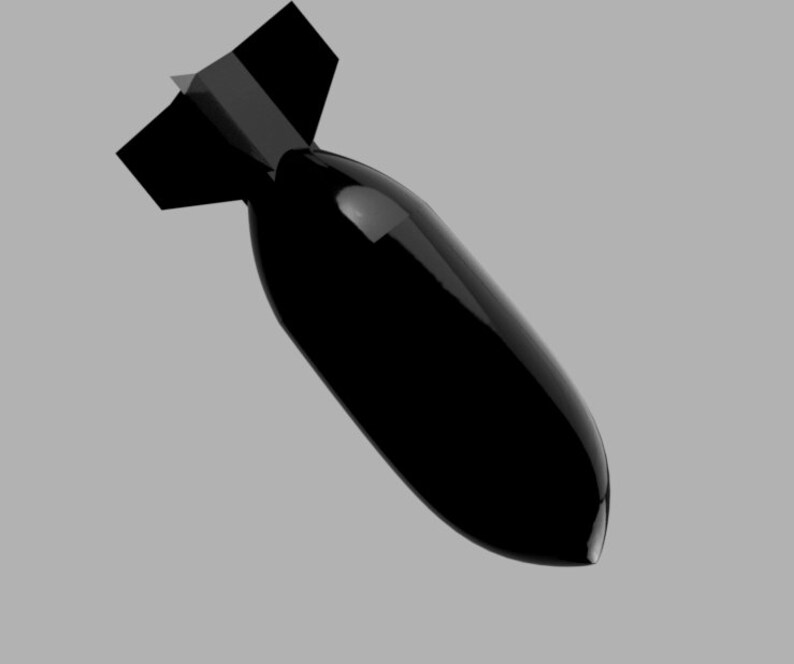 WW2 Bomb STL File for 3D Printing - Etsy