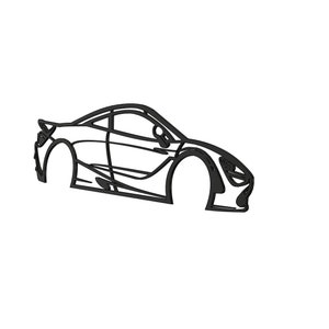 720s Outline STL File for 3D Printing | 3D Printable Supercar Wall Art ...
