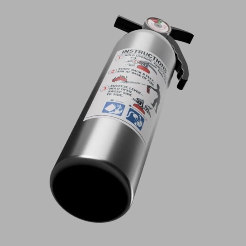 1/10 Scale Fire Extinguisher STL File | RC Crawler Accessory (digital ...