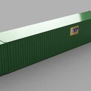 HO Scale 53 Foot Container STL Files (3D Printing) - Etsy