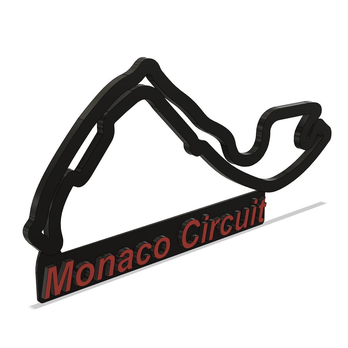Monaco Circuit STL File for 3D Printing - Etsy