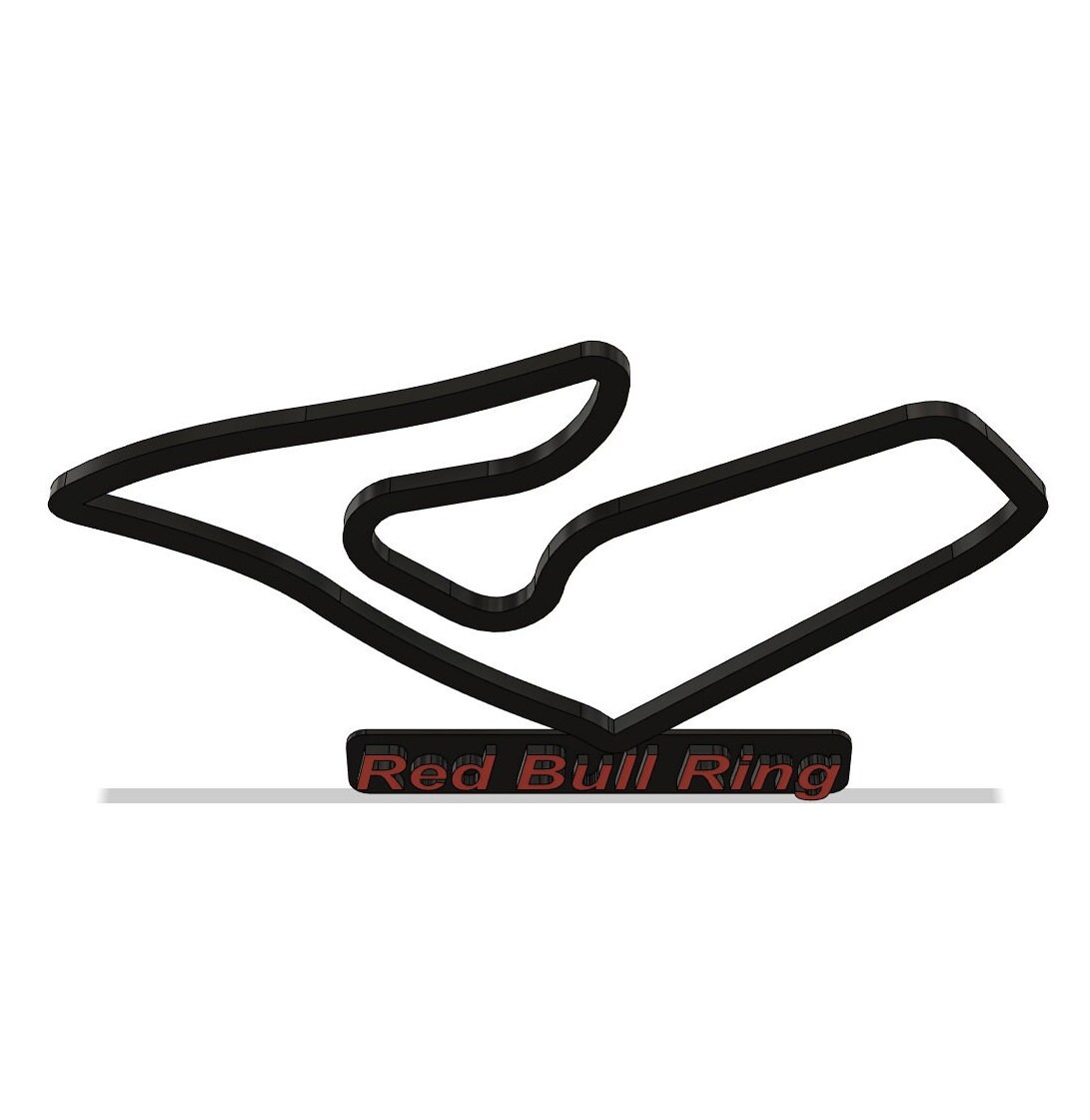 Red Bull Ring STL Files for 3D Printing/spielberg Circuit Wall Art - Etsy