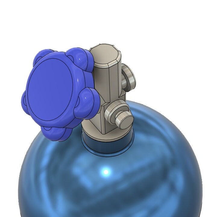 1/10 Scale Nitrous Bottle STL File for 3D Printing/nos 3D Printable ...