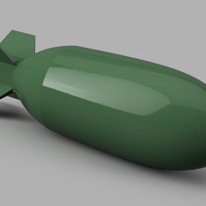 WW2 Bomb STL File for 3D Printing - Etsy